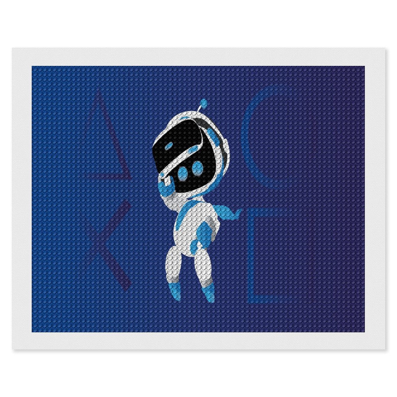 Astro Bot Diamond Art Kits for Adults 5D Diamond Art Kit Paint by ...