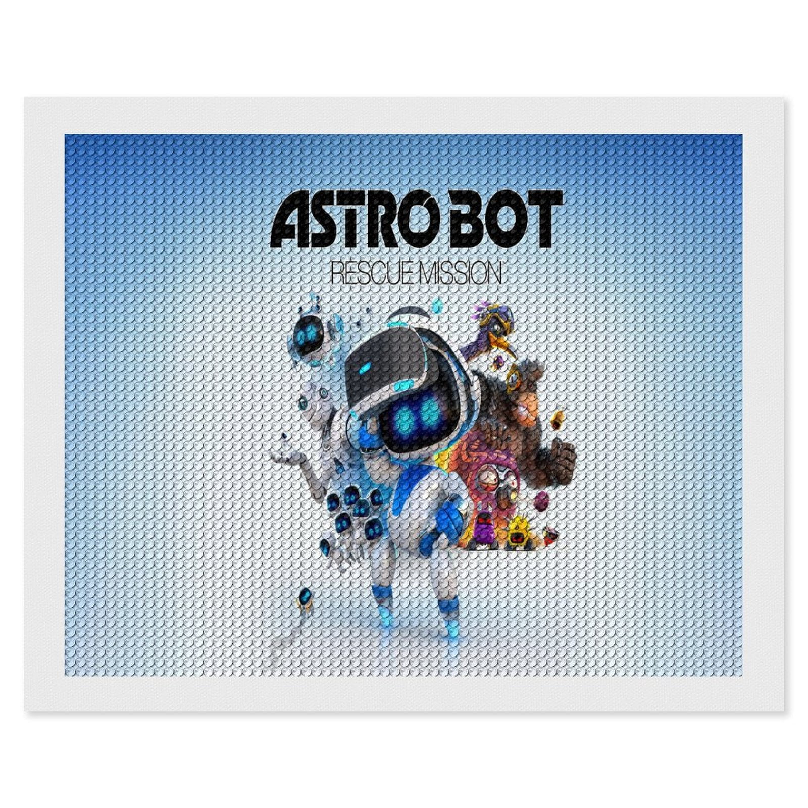 Astro Bot Diamond Art Kits for Adults 5D Diamond Art Kit Paint by ...