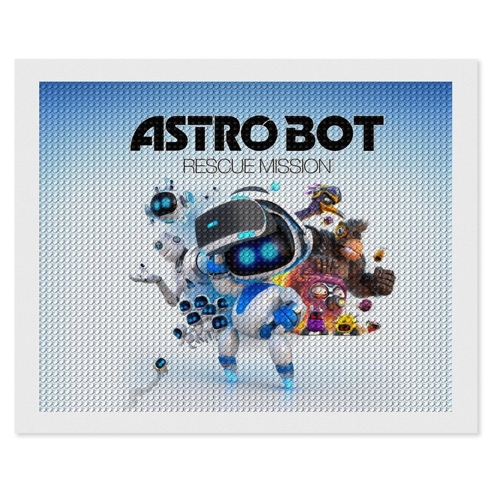 Astro Bot Diamond Art Kits for Adults Beginners Round 5D Paint with ...