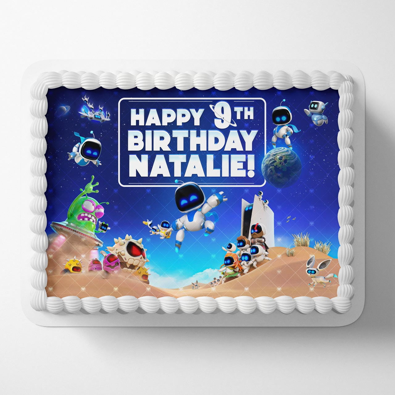 Astro Bot Game Edible Icing Cake Wrap Cake Image Icing Sugar Sheet ...