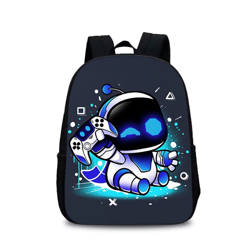 Astro Bot Game Leisure Cartoon Backpack 35CM Schoolbag - Walmart.com