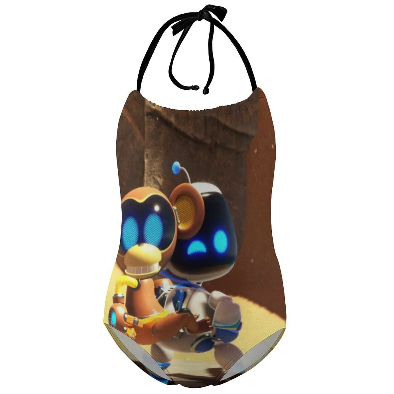 Astro Bot Girl's One-Piece Swimsuit Bathing Suit Soft Stretchy Children ...