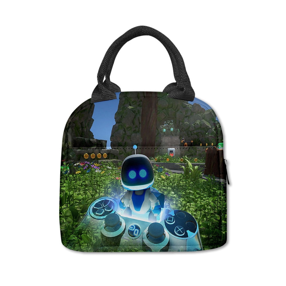 Astro Bot Insulated Lunch Bag, Cute Lunch Tote Bags Reusable Insulated ...