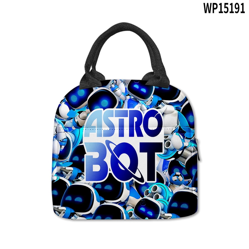 Astro Bot Insulated Lunch Bag, Cute Lunch Tote Bags Reusable Insulated ...