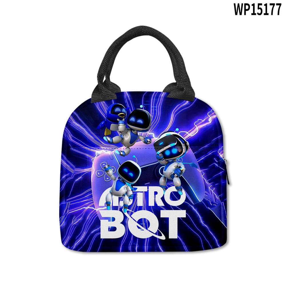 Astro Bot Insulated Lunch Bag, Cute Lunch Tote Bags Reusable Insulated ...