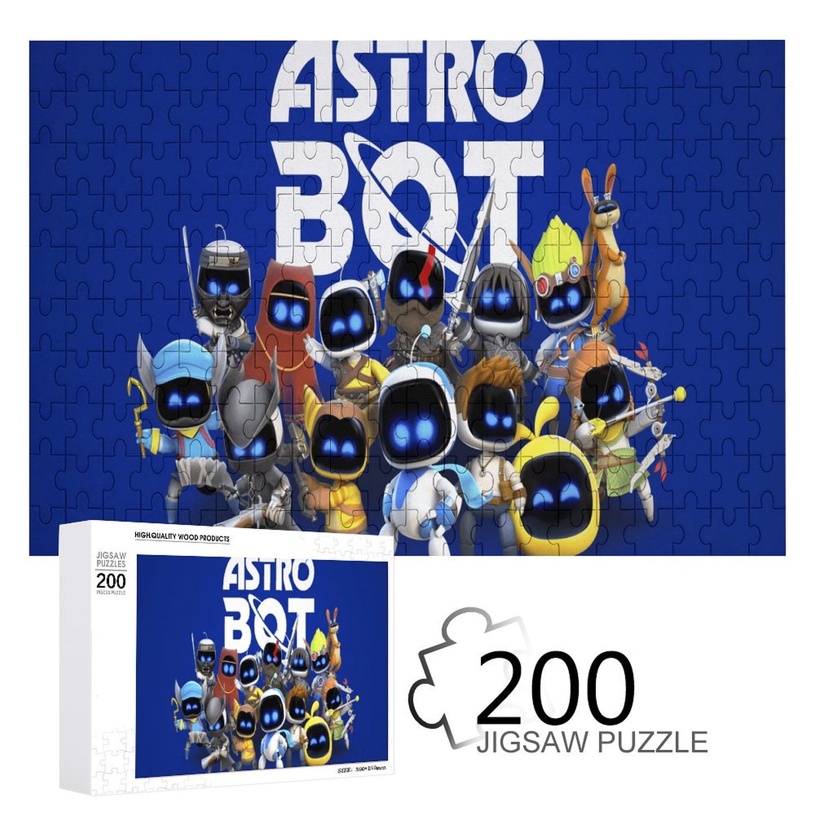 Astro Bot Jigsaw Puzzle For Adults & Kids - 200 PCS Puzzle For Boys ...