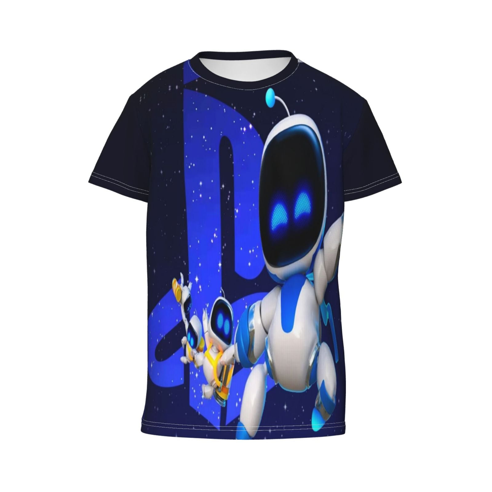 Astro Bot Kids T-Shirts Novelty Crew Neck Casual Short Sleeve Teens T ...