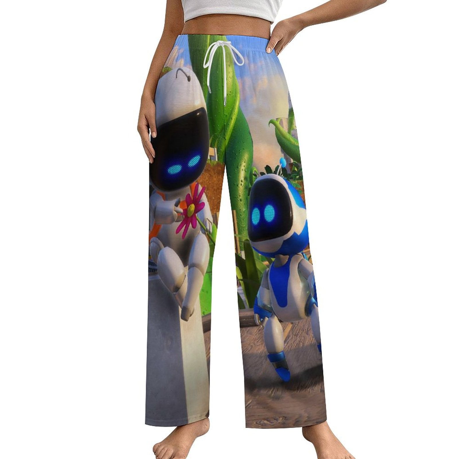 Astro Bot Ladies Pajama Long Pants Women's Home Sleeping Pants ...