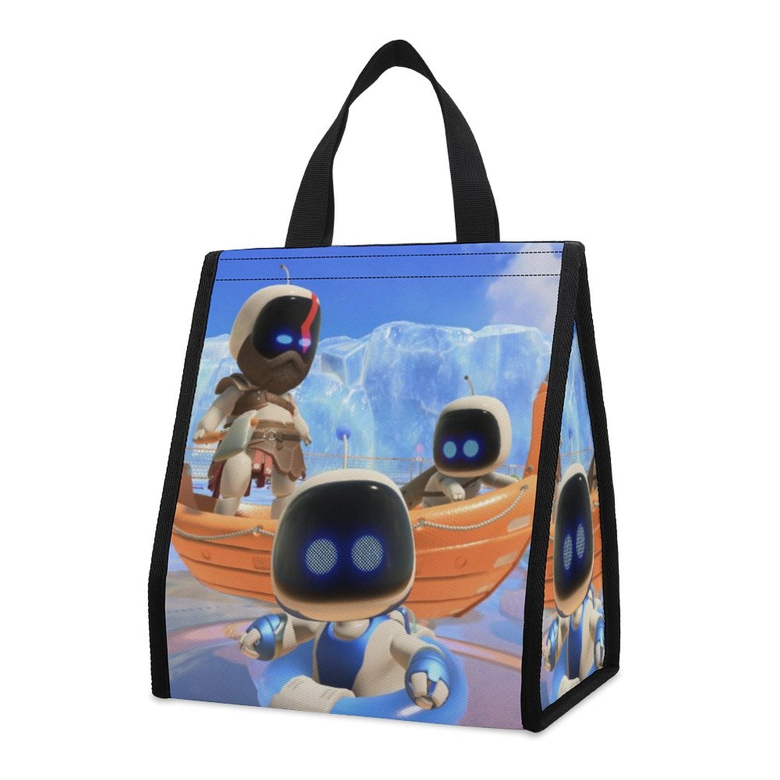 Astro Bot Lunch Box Reusable Lunch Bag Insulated Portable Lunch Tote ...