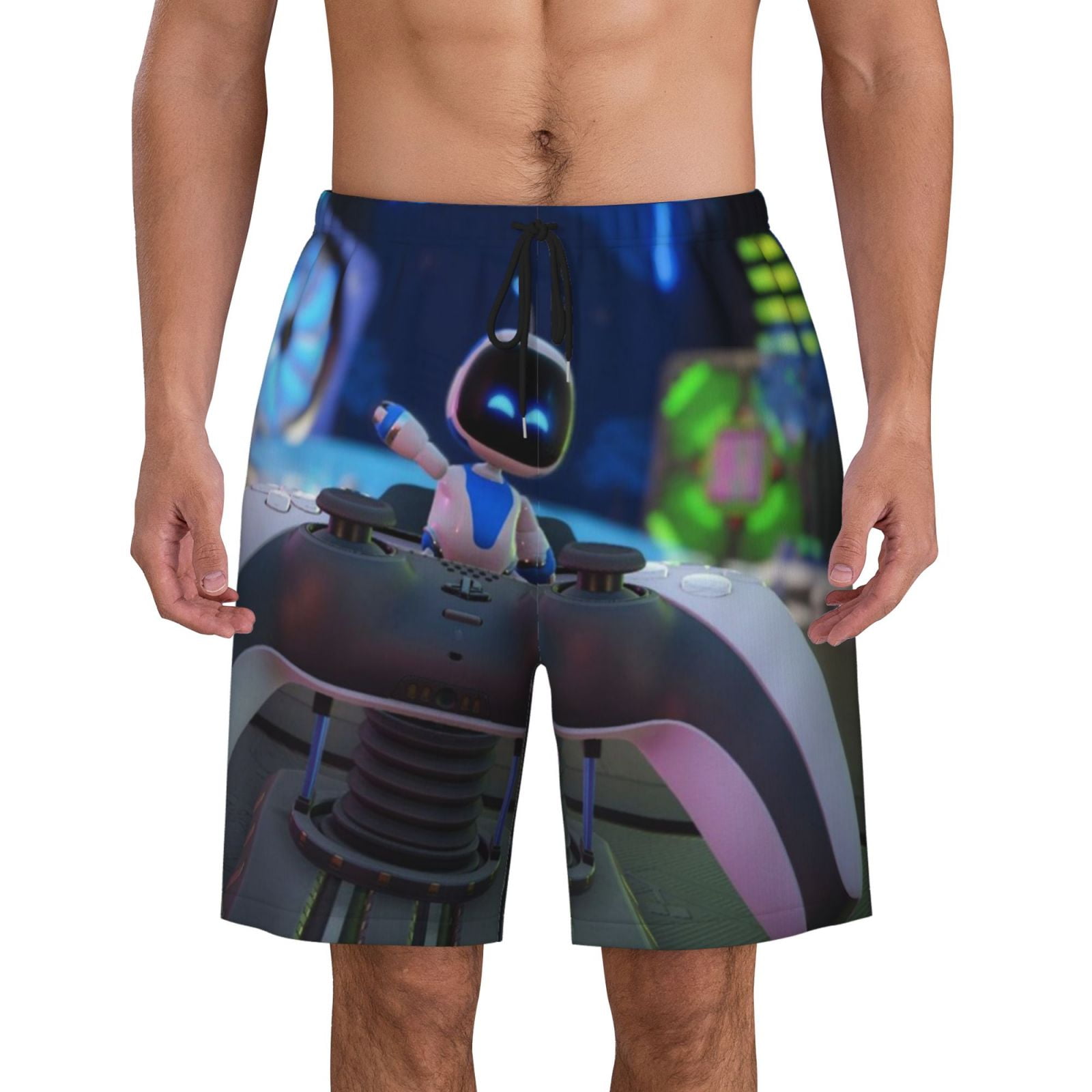 Astro Bot Men'S Swim Trunks Quick Dry Board Shorts Bathing Suit ...