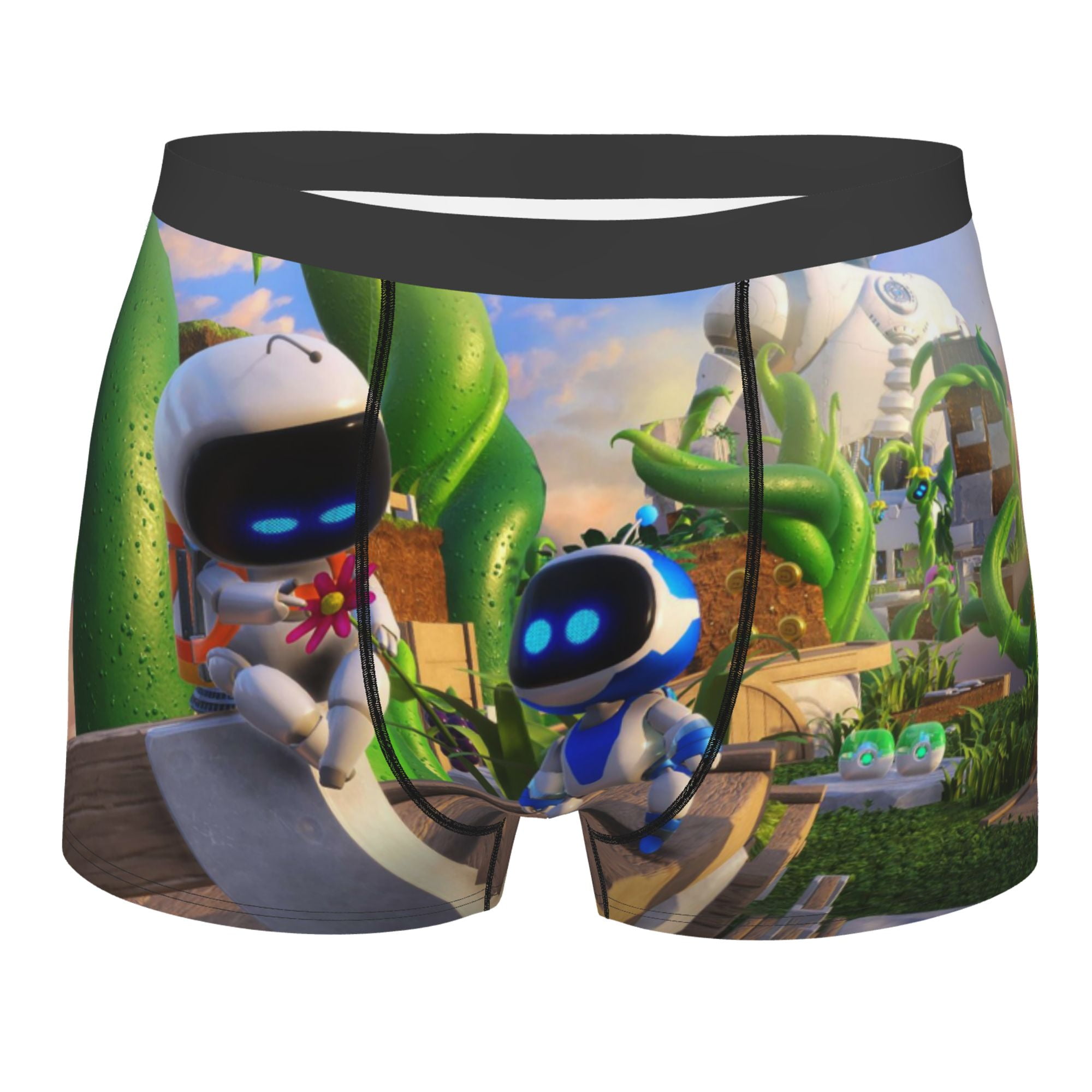 Astro Bot Men's Boxer Brief Underwear Breathable Stretch Pantie Sport ...