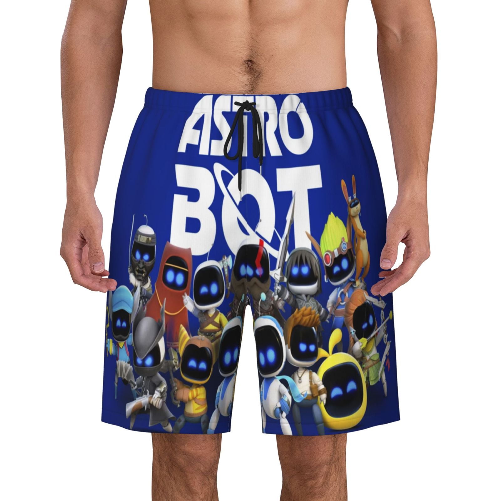 Astro Bot Men's Swim Trunks Quick Dry Board Shorts Bathing Suit ...