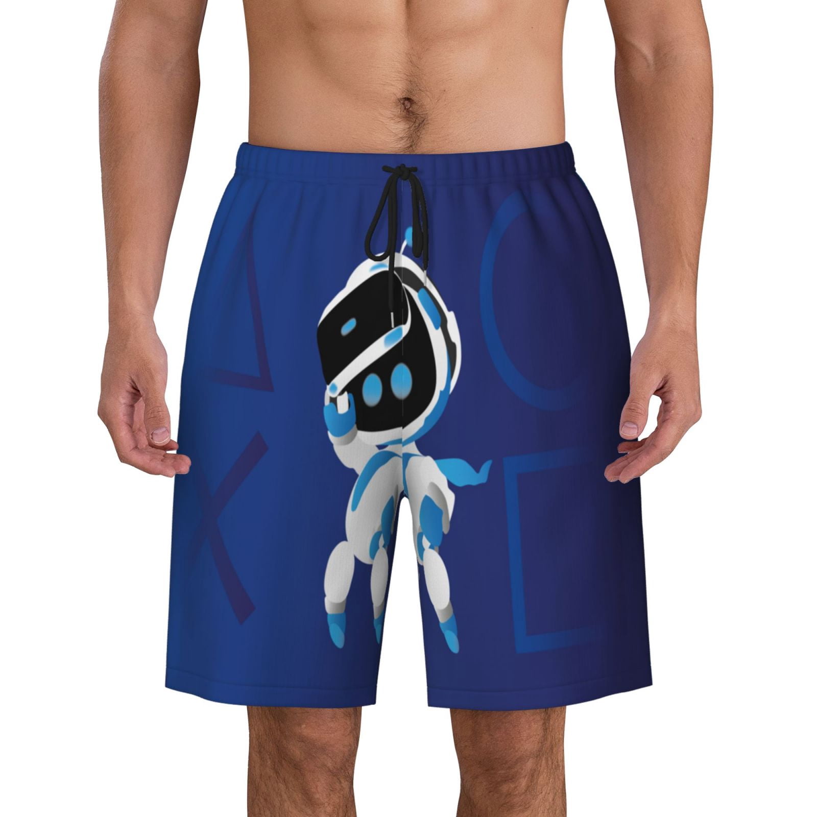 Astro Bot Men's Swim Trunks Quick Dry Board Shorts Bathing Suit ...