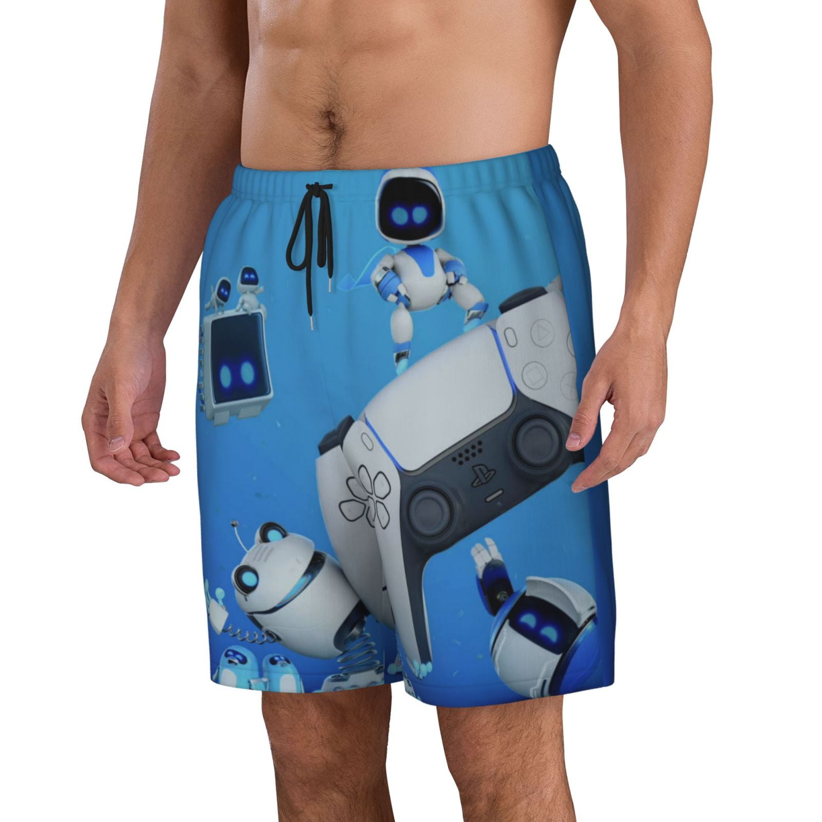 Astro Bot Mens Swim Trunks Quick Dry Board Shorts Beach Shorts Swimwear ...
