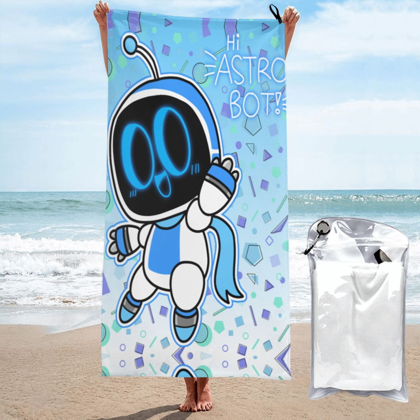Astro Bot Microfiber Quick Dry Towel Fluffy Bath Towels Lightweight ...