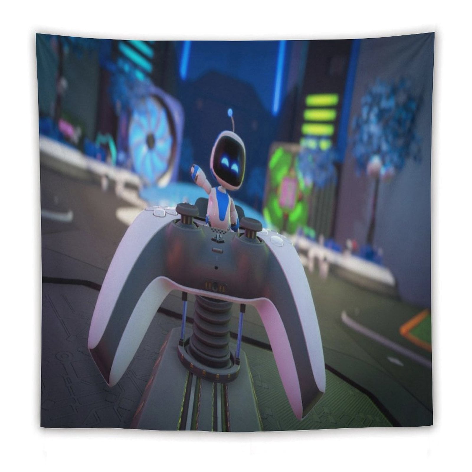 Astro Bot Tapestry Anime Poster Wall Hanging Art Decor For Living Room ...