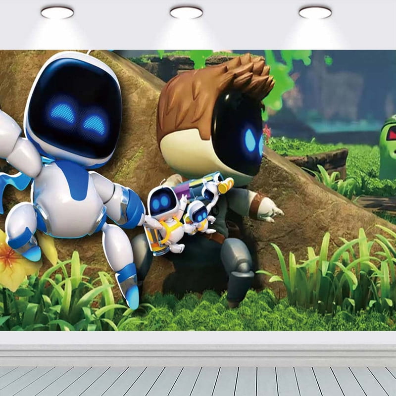 Astro Bot Taspestry Poster Banner Backdrop Background Wall Decor Party ...
