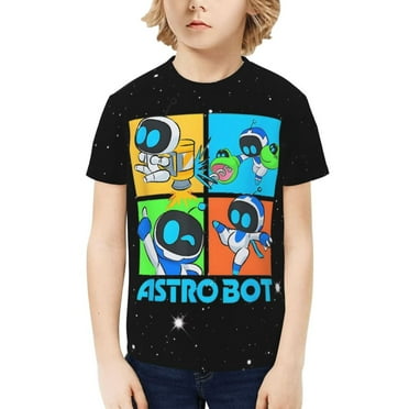 Astro Bot Kids T-Shirt 3d Printed Graphic T-Shirts Boys And Girls Short ...