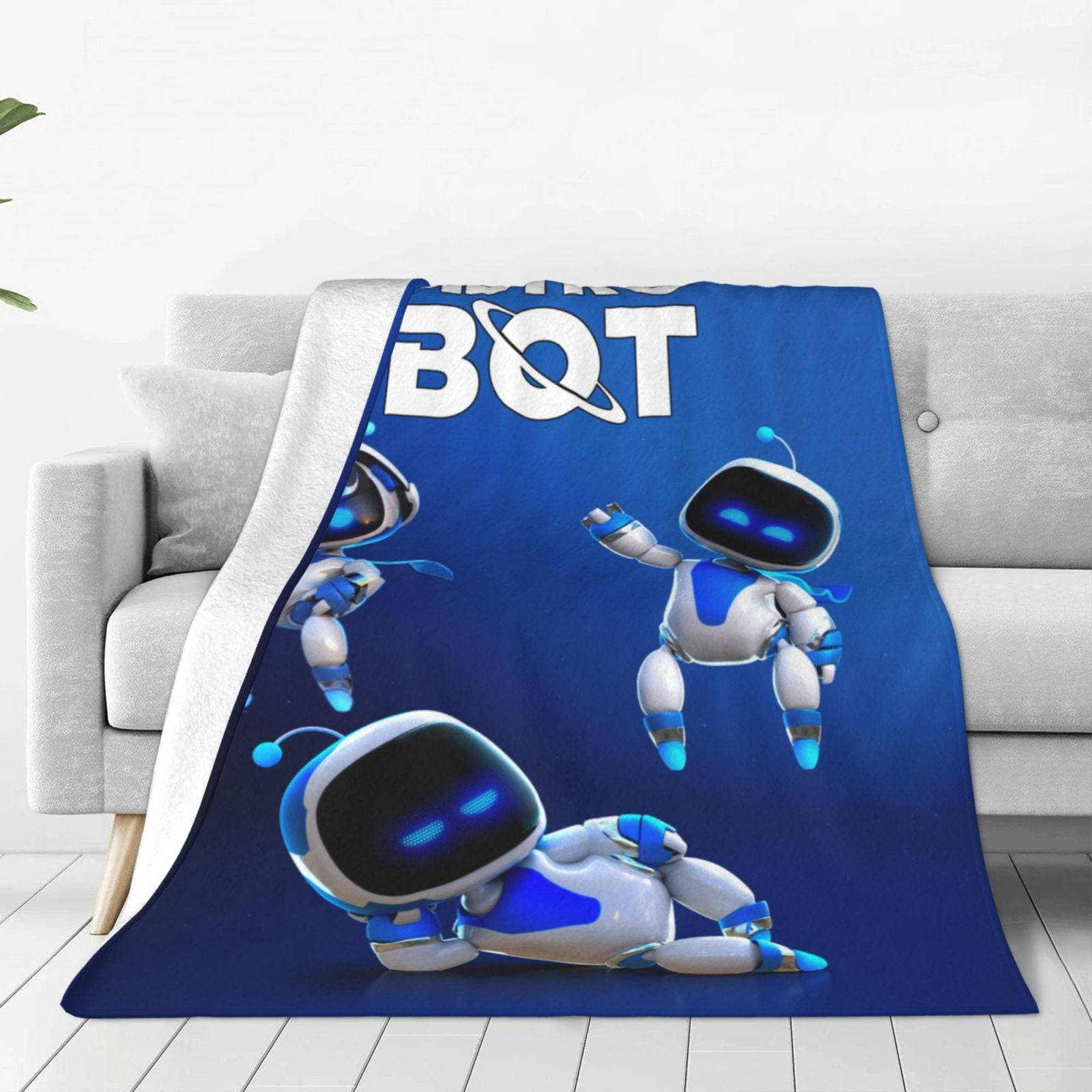 Astro Bot Throw Blanket Couch Bed Sofa Soft Lightweight Warm Cozy ...