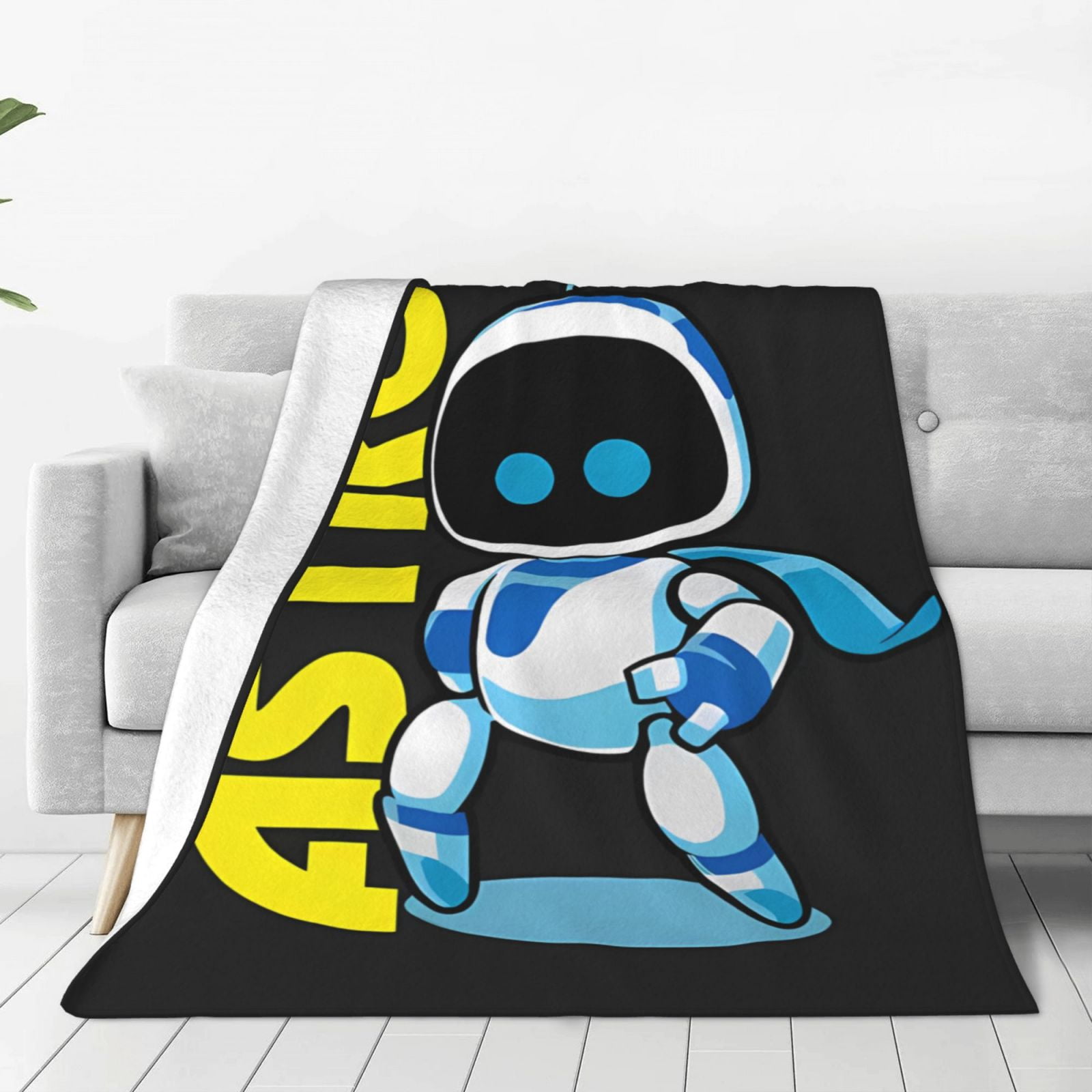 Astro Bot Throw Blanket Couch Bed Sofa Soft Lightweight Warm Cozy ...