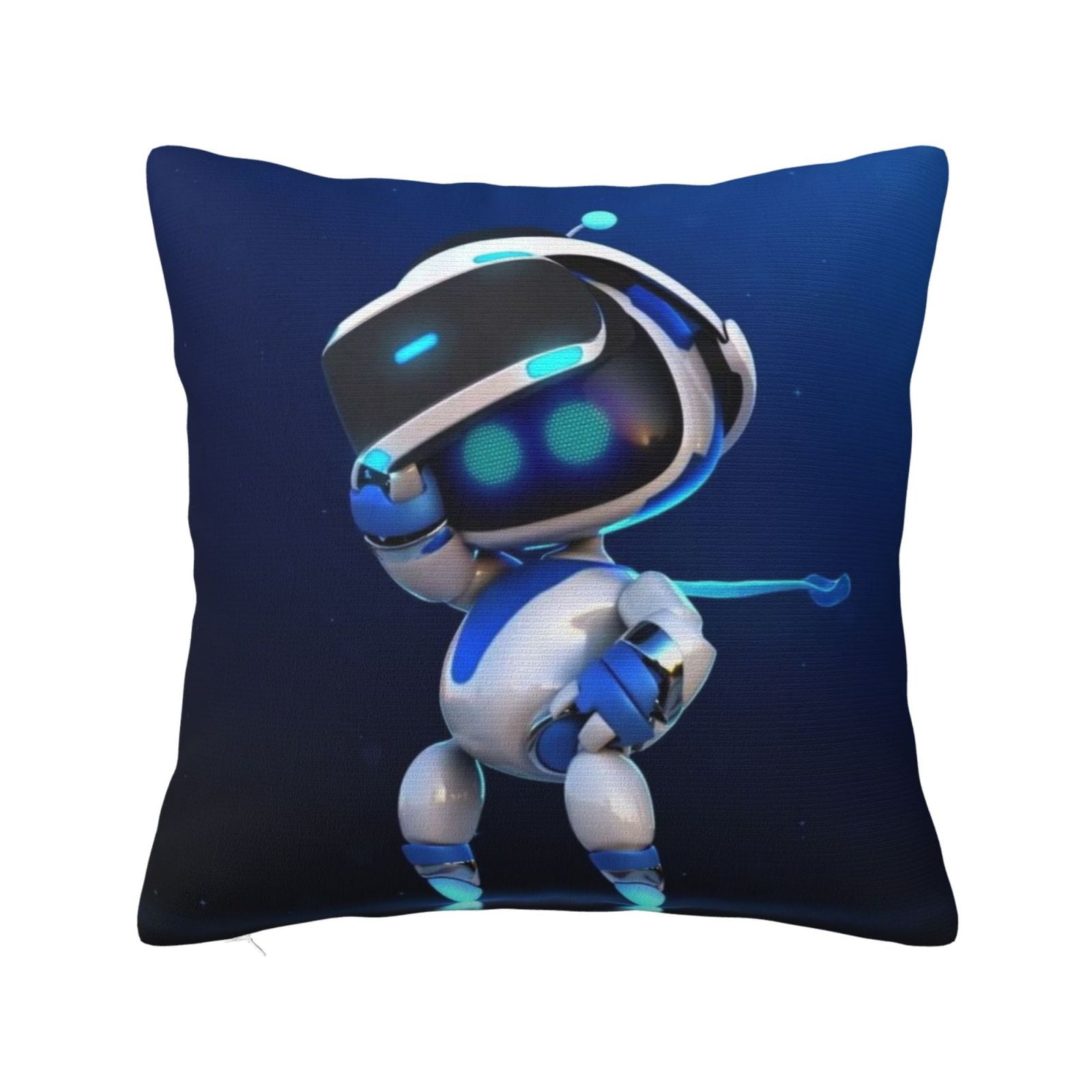 Astro Bot Throw Pillow Covers 18"X18" Pillow Case Cushion Pillow Cover For Couch Sofa Bed ...