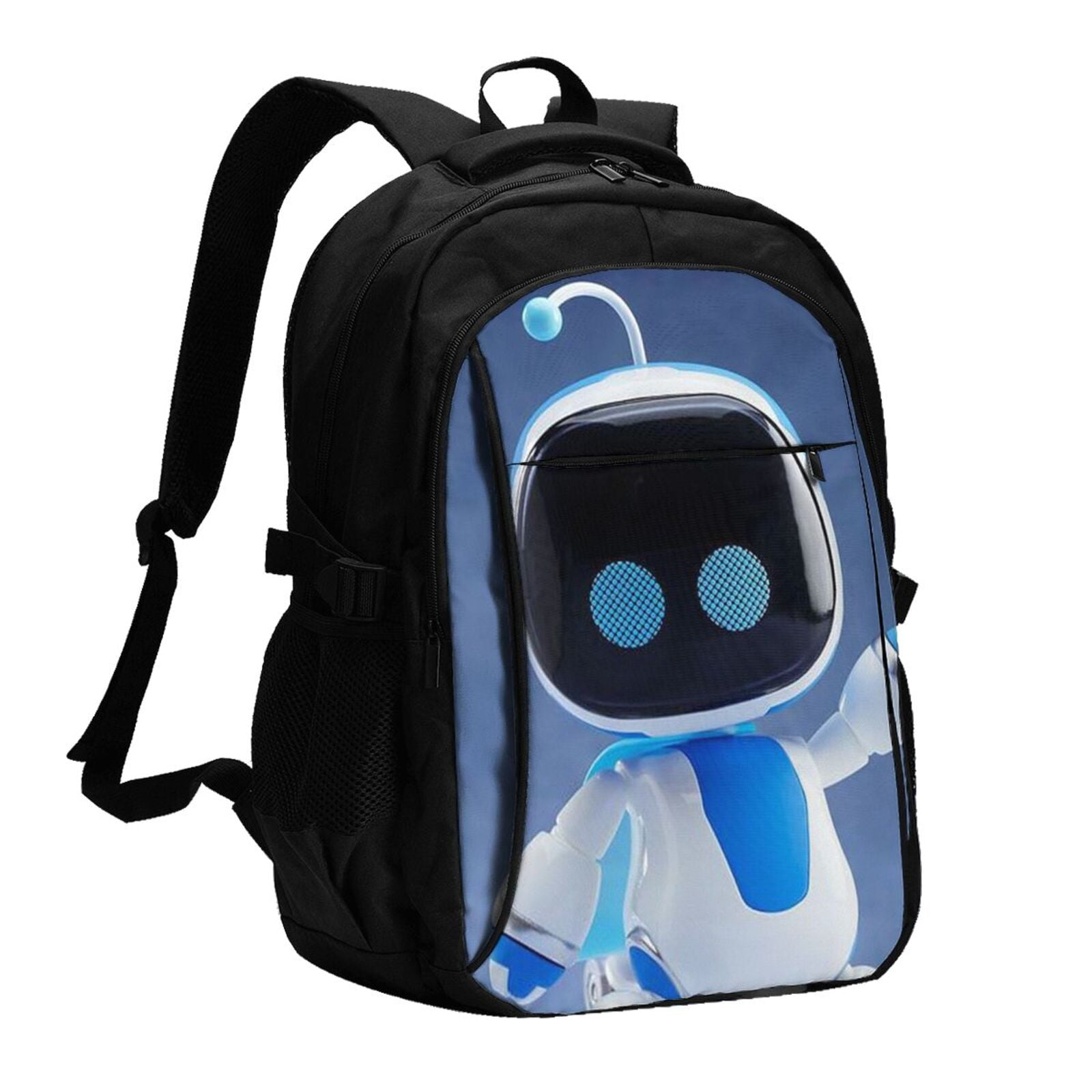 Astro Bot Travel Backpack With Usb Port Stylish Unisex Hiking Backpack ...
