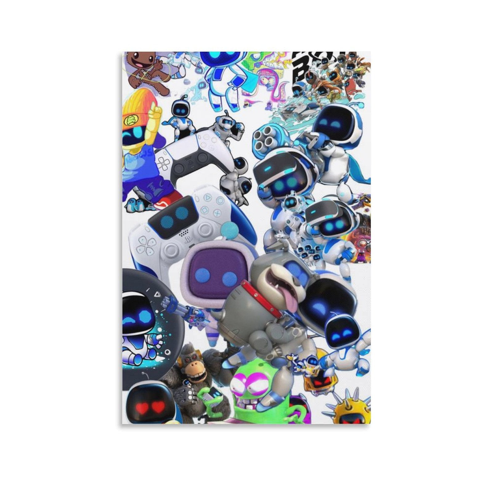 Astro Bot Wall Hanging Painting Wall Art Canvas Paintings Posters Home ...