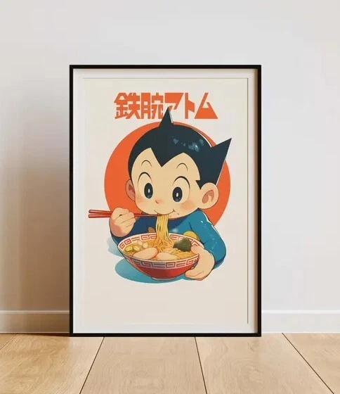 Astro Boy - 4 Posters On The Theme Of Manga Astroboy And His Character ...