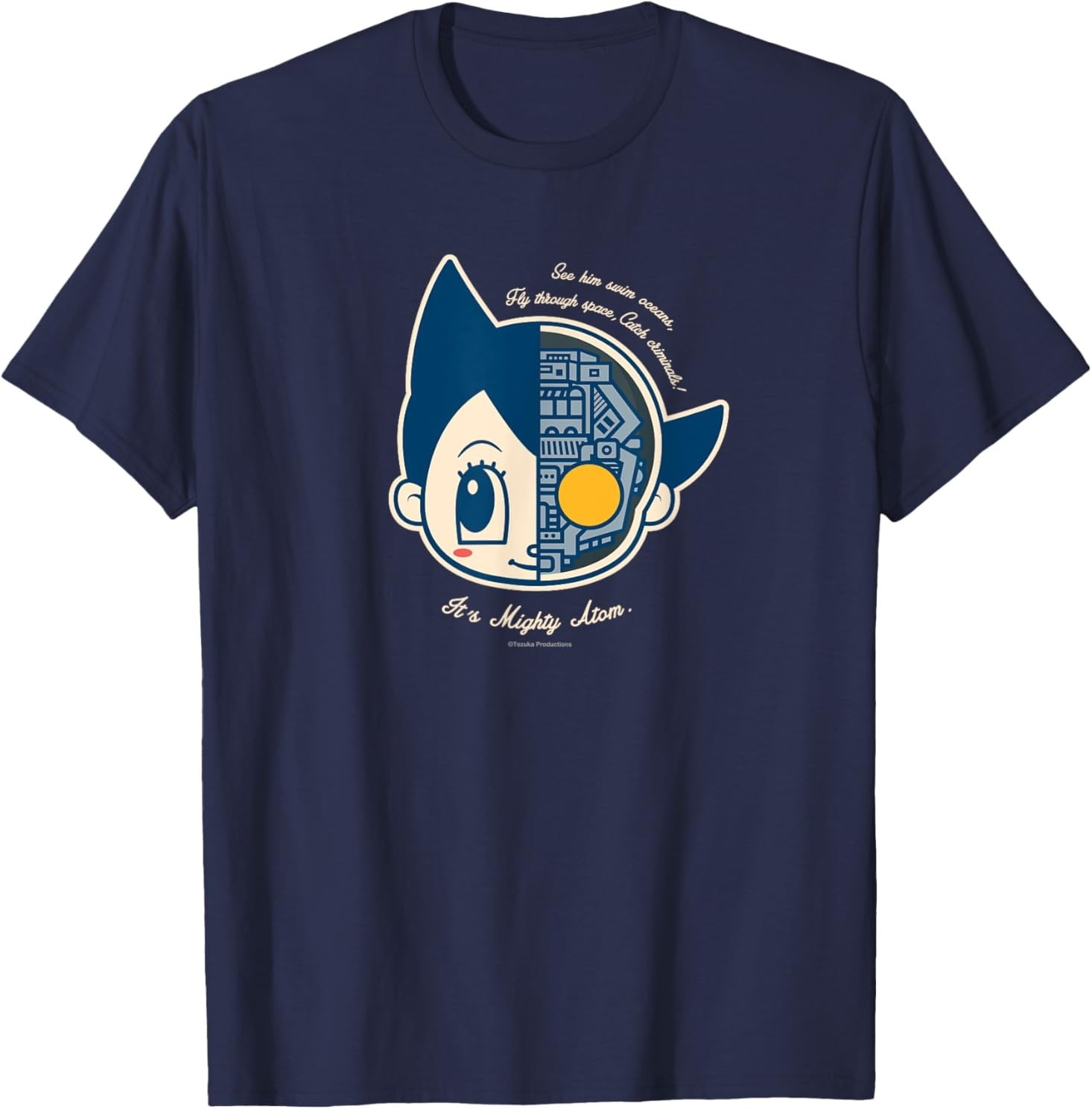 Astro Boy Classic Anime Tee – Vintage Translucent Atom Design Shirt for ...