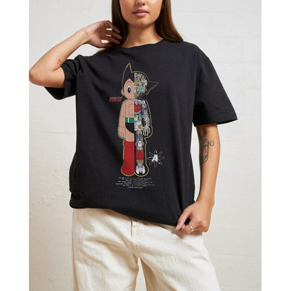 Astro Boy Half Robot T-Shirt - Walmart.com