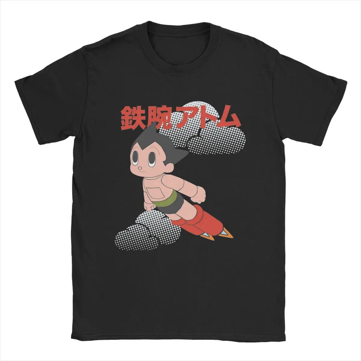 Astro Boy Men's T Shirts AstroBoy Anime Vintage Tees Short Sleeve O ...