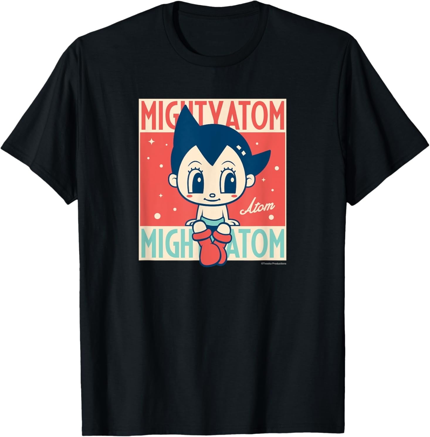 Astro Boy Retro T-Shirt – Official Atom Anime Graphic Tee by Tezuka ...