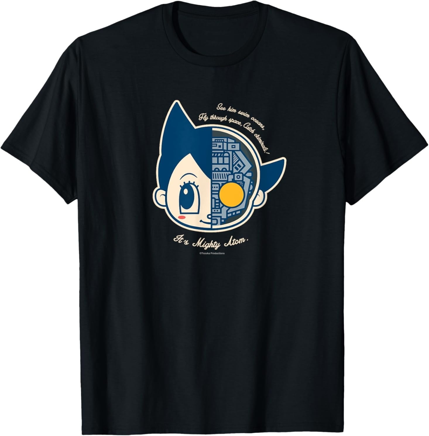 Astro Boy Retro T-Shirt – Translucent Atom Graphic Tee - Walmart.com