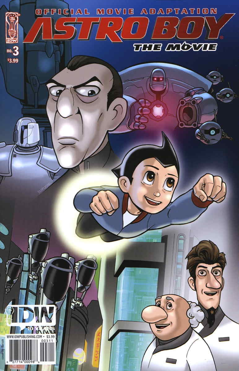 Astro Boy The Movie Official Movie Adaptation #3 VF ; IDW Comic Book ...