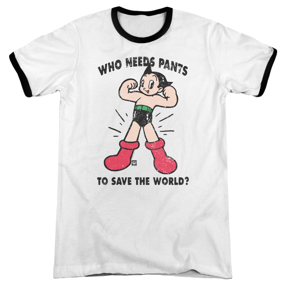 Astro Boy Who Needs Parts Adult Ringer White Black - Walmart.com