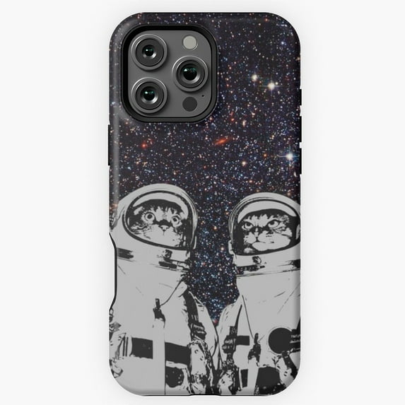 Astro Cats Cute Cartoon Space Illustration iPhone Case 17 11 12 13 14 ...