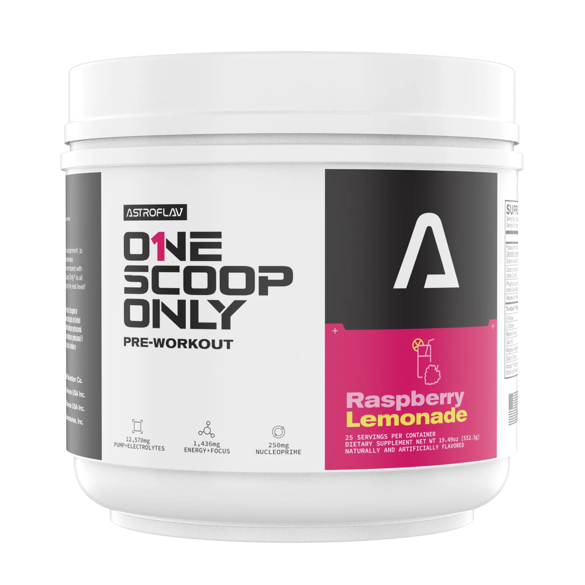 Astro Flav One Scoop Only - Raspberry Lemonade - Walmart.com