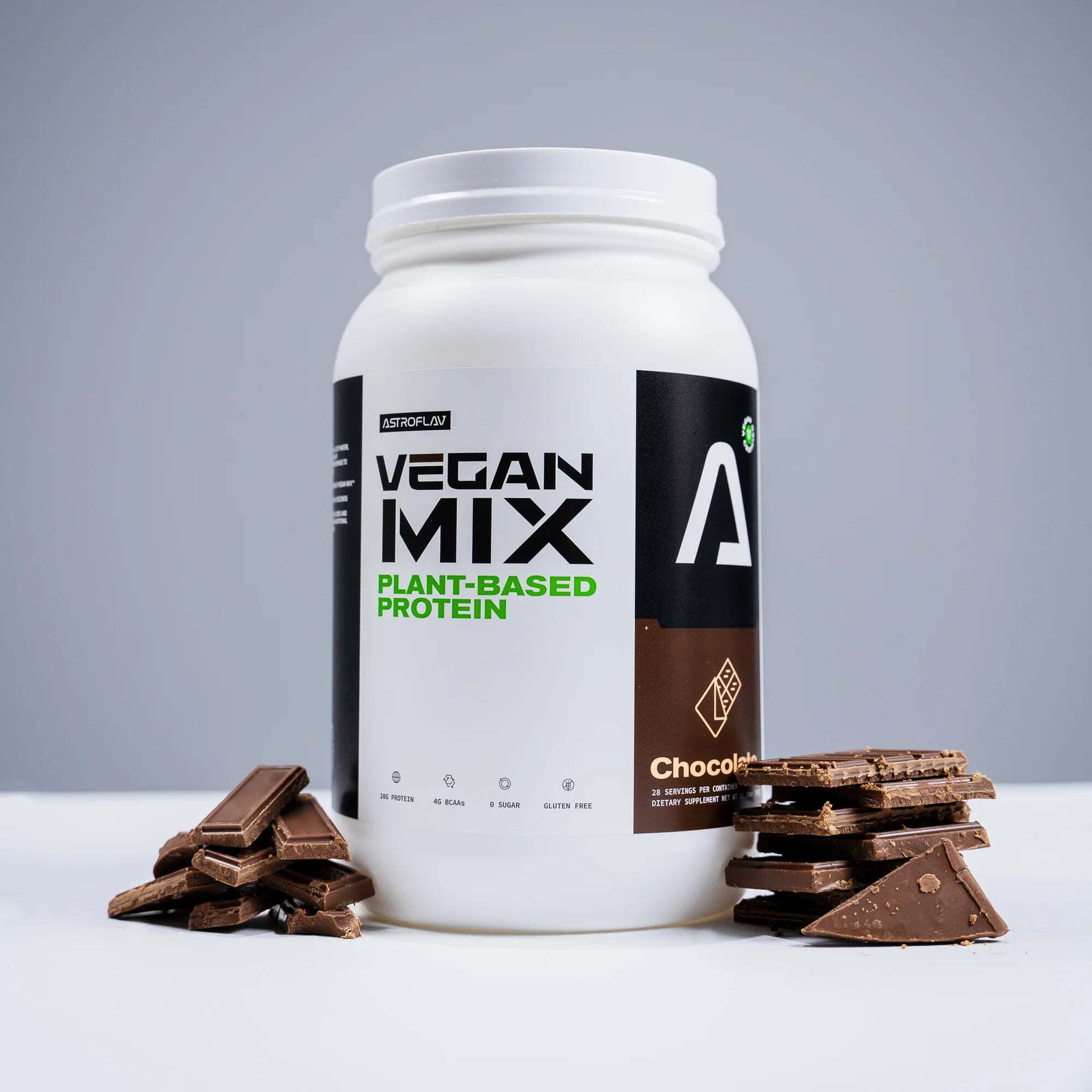 Astro Flav Vegan Mix (Plant Based Protein) - Chocolate - Walmart.com