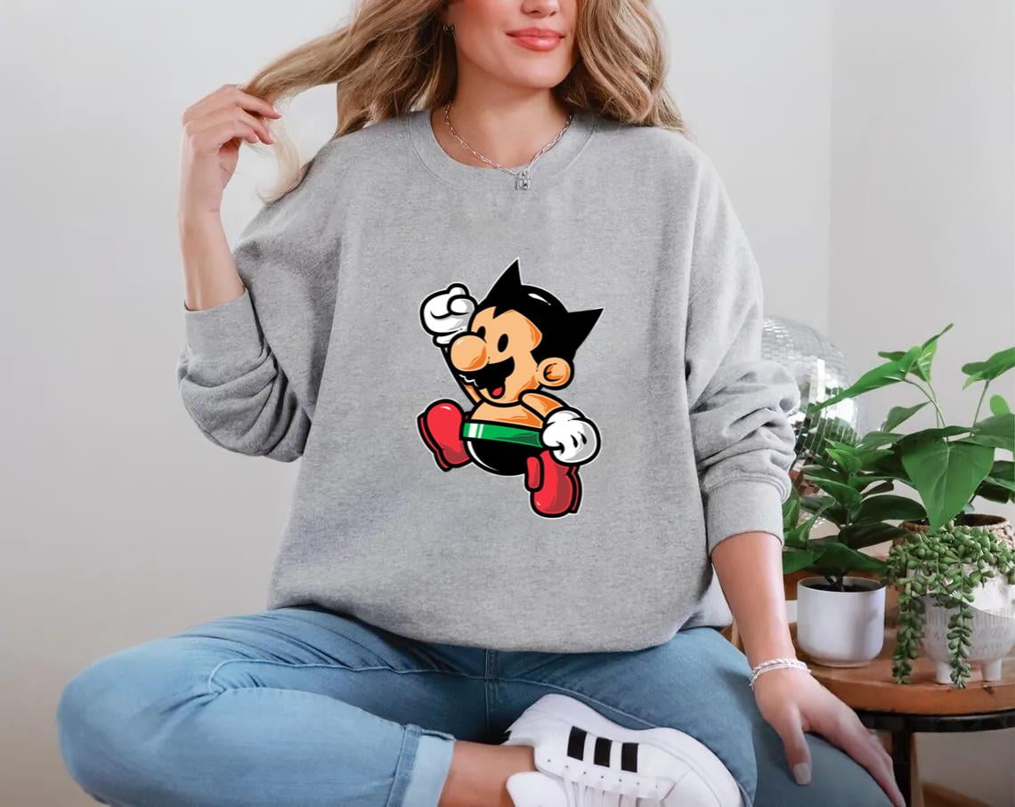 Astro Jump Sweatshirt with Vintage Space Bounce Adventure, for men ...