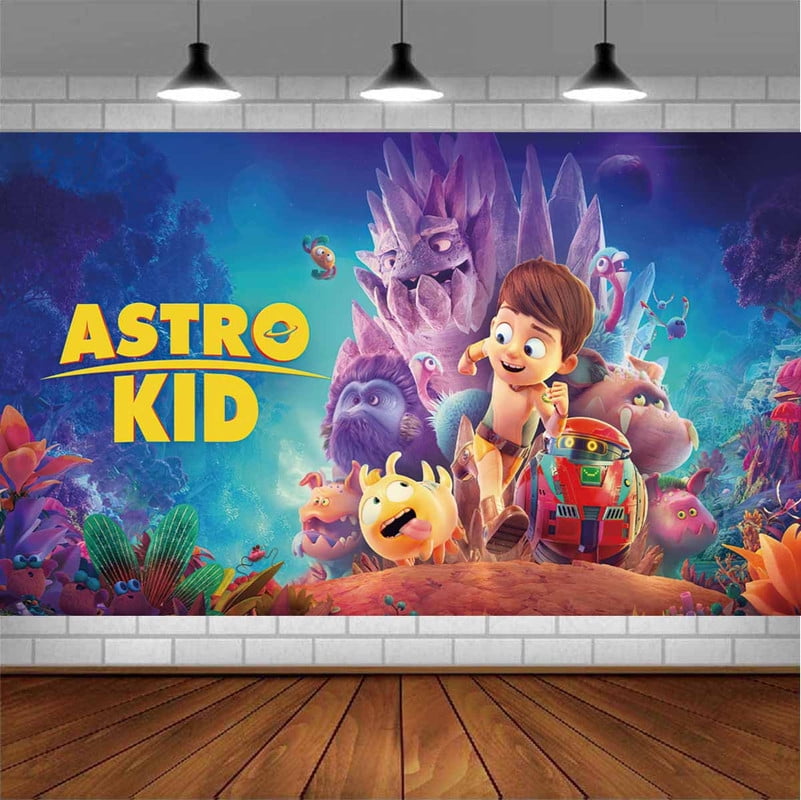 Astro Kid Backdrop Banner Party Supplies Poster Movie Theme Background ...