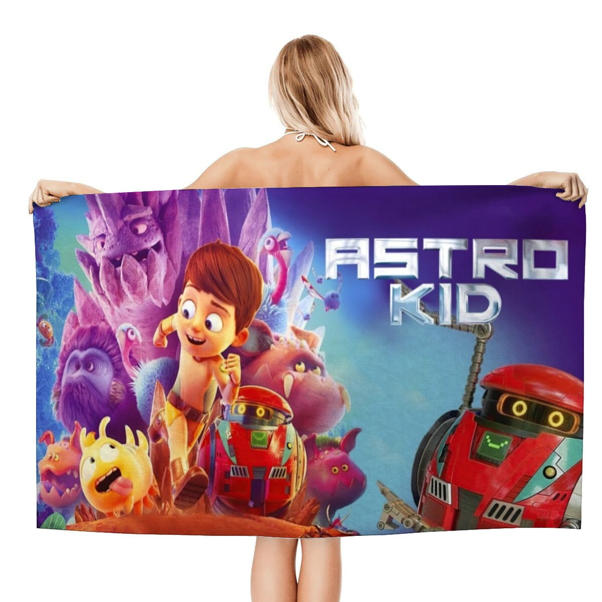 Astro Kid Gifts Beach Towel for Women Girl Birthday Inspired Fan Bath Outdoor Music Lover ...