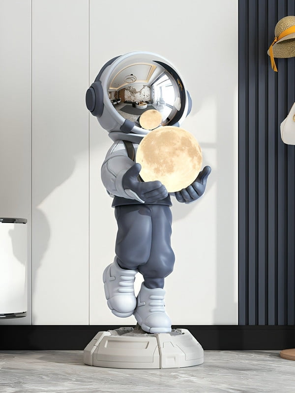 Astro Lamp Astronaut Moon Light Decorative LED Night Lamp | Soft Warm ...