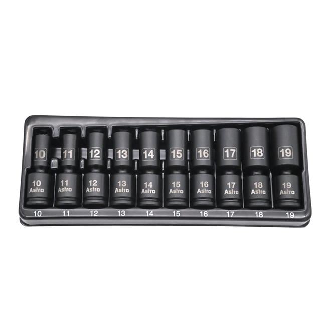 Astro Pneumatic AST78344M 0.375 in. Drive Mid-Length Pinless Universal ...