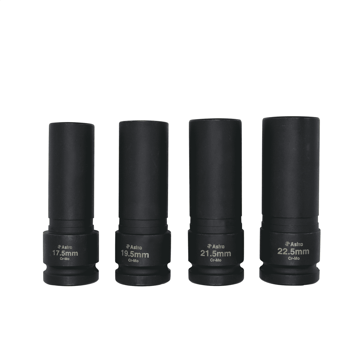 Astro Pneumatic 4pc 1/2" Drive 1/2 Size Thin Wall Lug Nut Socket Set ...