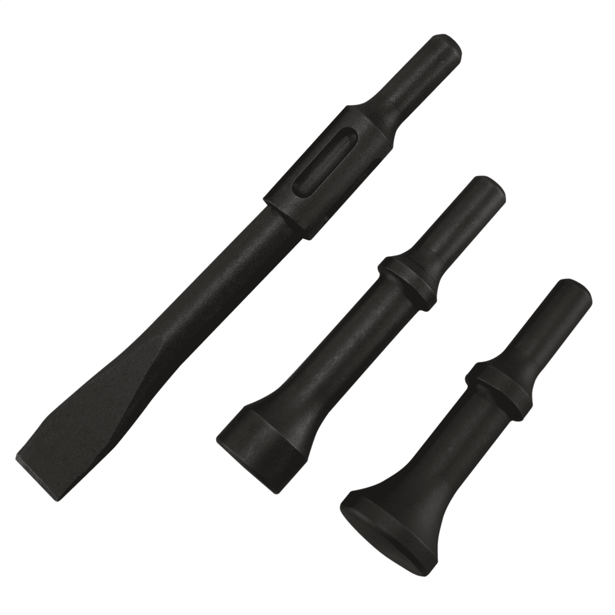 Astro Pneumatic Chisel and Hammer Bit 3-Piece Set with .498 Shank ...