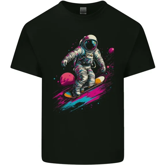 Astro Skater Astronaut Skateboarding Space Mens Womens S-5XL T-Shirt ...