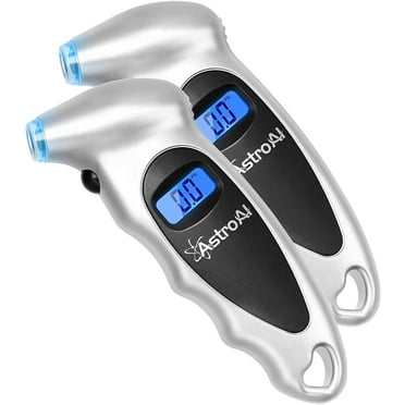 Rhino USA Electronic Car Tyre Gauge, 150 PSI Digital Tire Pressure (1 ...