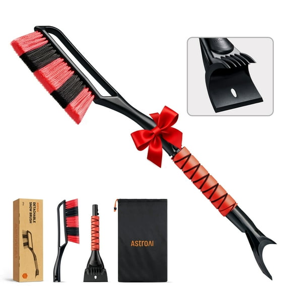 Rain-X 61" Auto Snow Broom & Ice Scraper, Windshield Removal Tool ...