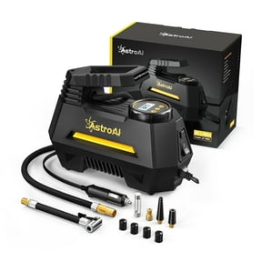 Bullseye Pro Tire Inflator 150 PSI Electric Air Compressor Portable Air ...