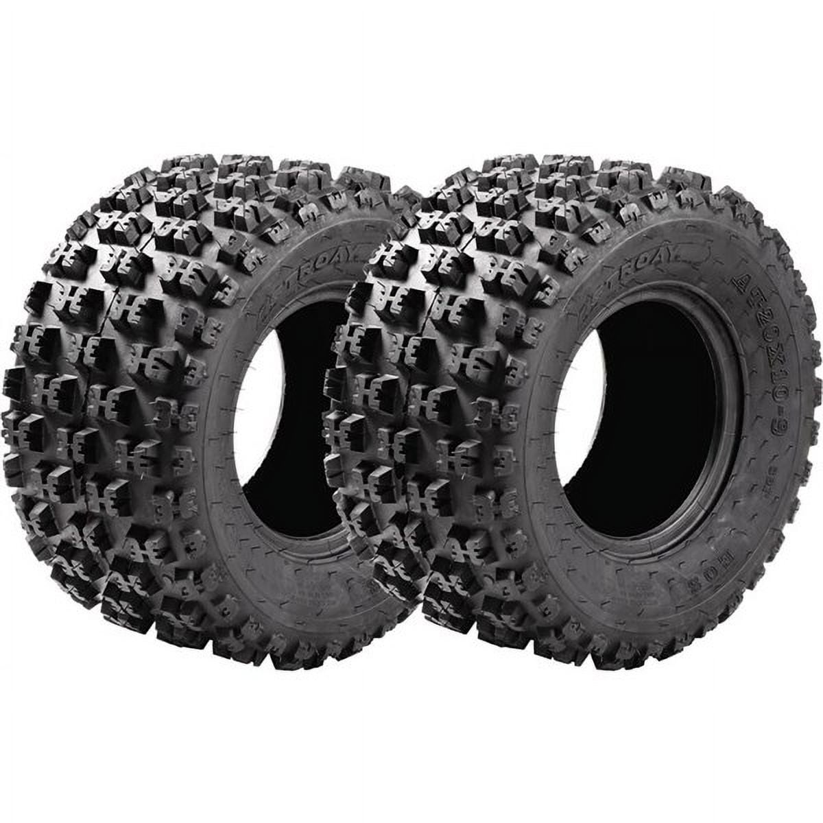 Astroay EOS Rear ATV Tires 20x10-9 - Set of 2, Puncture-Resistant ...